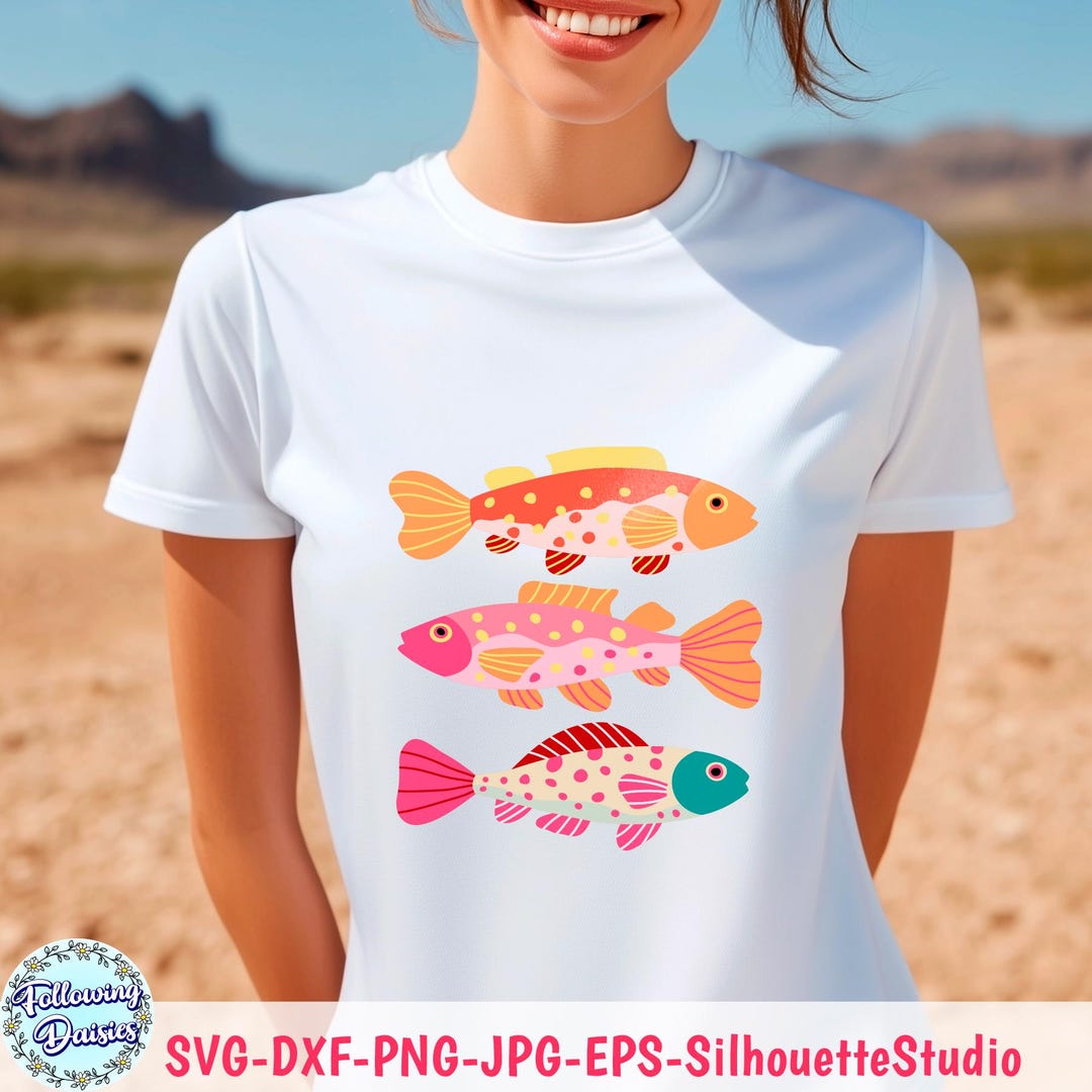 FISH SVG, Tropical Fish Svg, Sea Animals Svg, Layered SVG File, Under ...