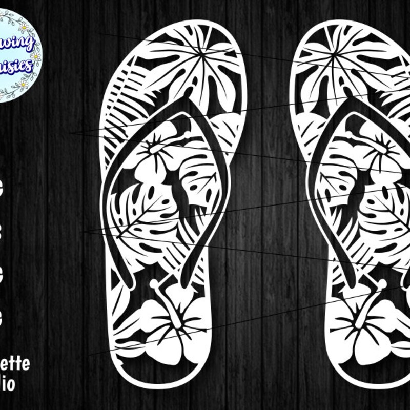 Flip Flops Card - Etsy