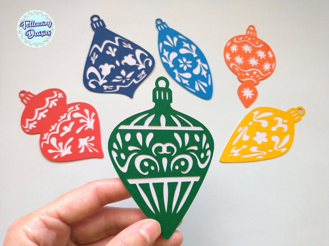 CHRISTMAS BALLS SVG, Christmas Ornaments Svg Bundle, Christmas Ornamet ...