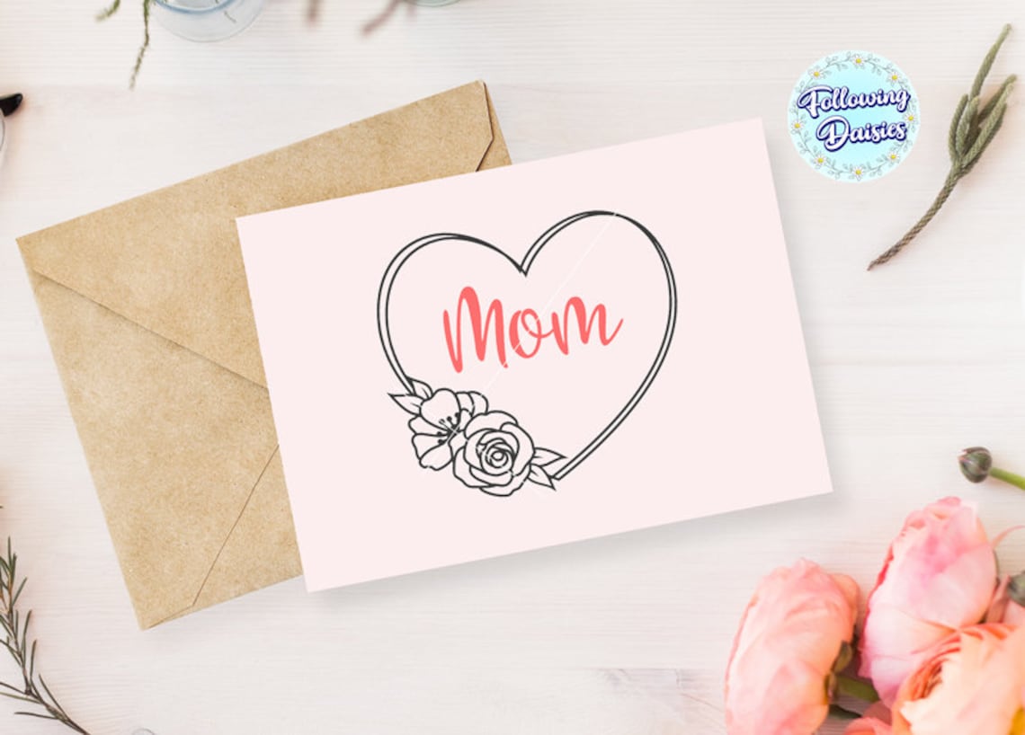 MOM SVG Mothers Day Svg Cricut Mothers Day Svg Mothers Day | Etsy