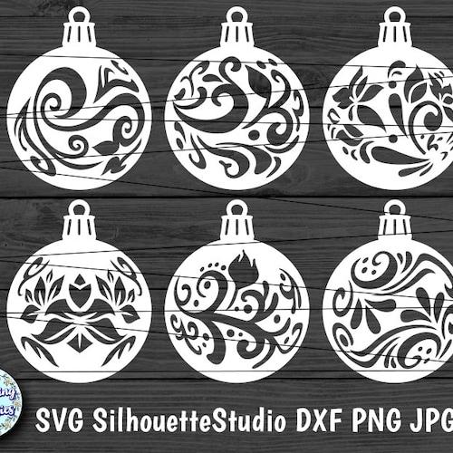 Christmas Decoration 2 SVG Files for Silhouette Cameo and - Etsy