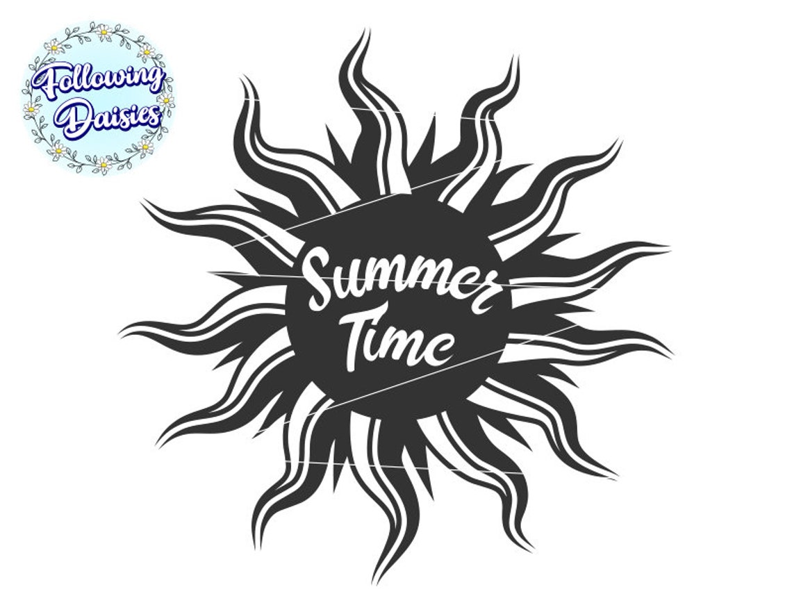 SUN FACE SVG Sun Vector Sun Silhouette Svg Files for Cricut - Etsy