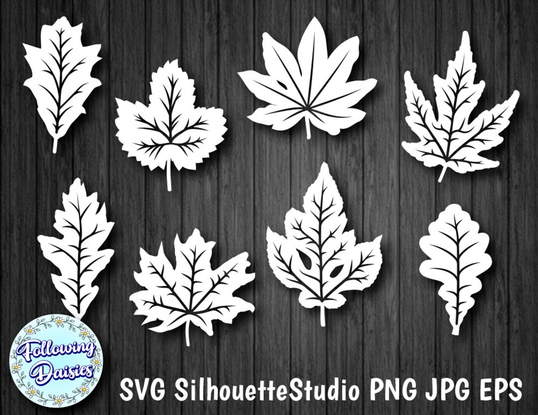 TREE LEAVES in SVG, Nature, Plants, Leaves Vector, Leaves Silhouettes ...