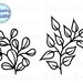 TREE BRANCH Bundle in SVG 10 Designs Leaves Plants Nature - Etsy