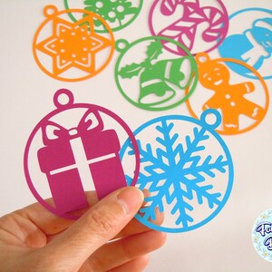 ADORNOS NAVIDEÑOS en SVG Nº 2, Archivos de Navidad en svg, Decoración ...