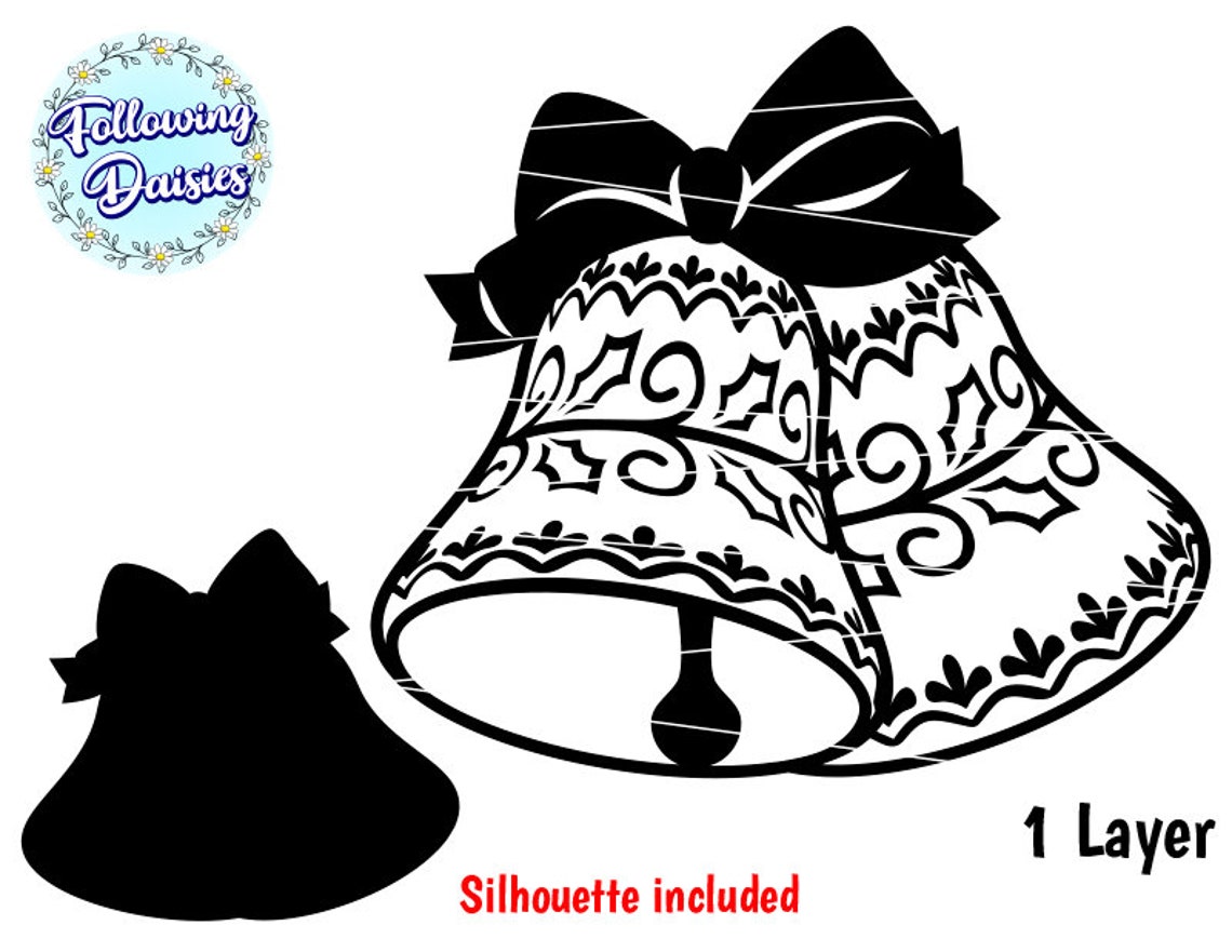 CHRISTMAS BELLS in SVG, Jingle Bells, Christmas Decoration, Svg Files ...