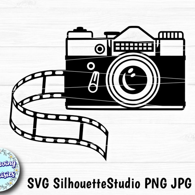 Camera Silhouette Svg - Etsy