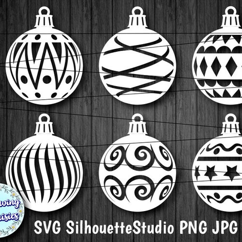 Christmas Balls Svg Christmas Decorations Cut Files - Etsy
