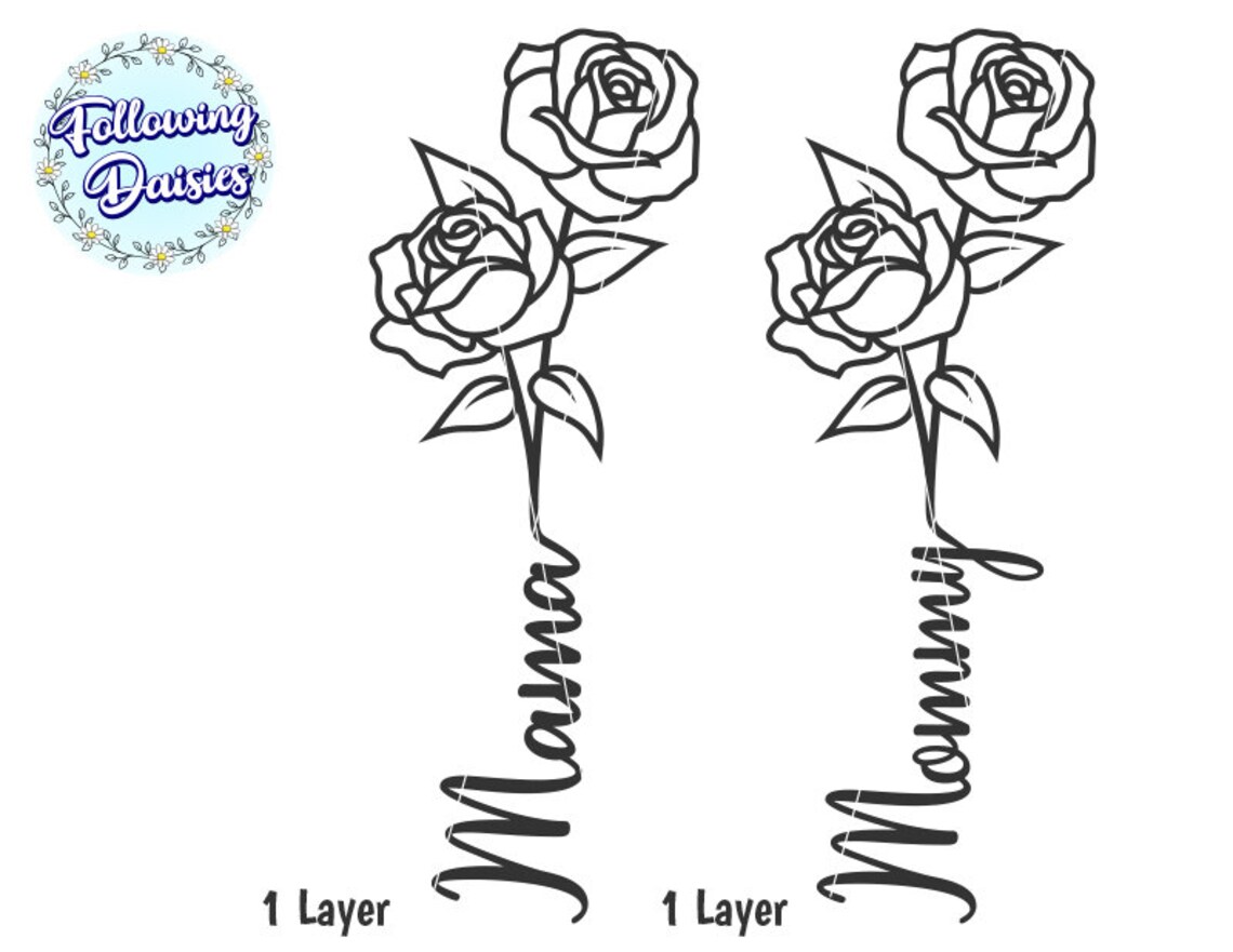 MOM and ROSES SVG, Mothers Day, Flowers, Mum, Mother, Mama, Mommy ...