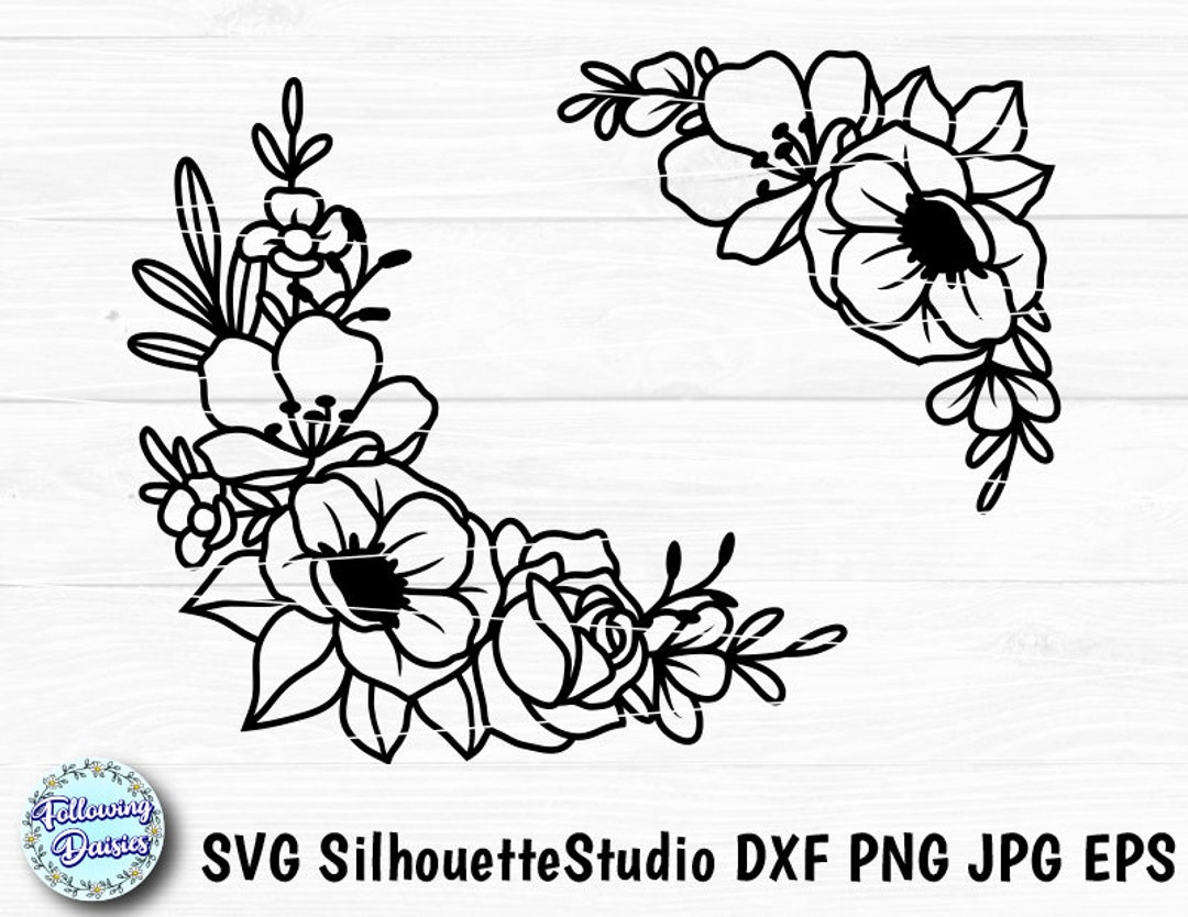 FLOWERS SVG, Bouquets Svg, Floral Decoration Svg, Flowers Svg, Flower ...