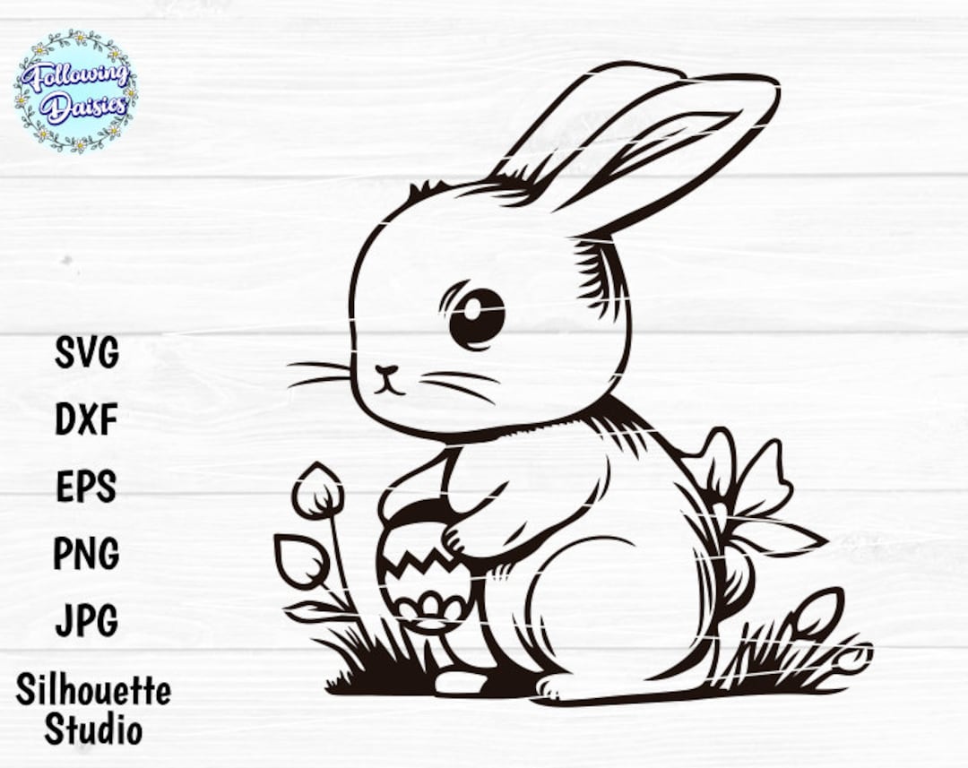 EASTER BUNNY SVG, Easter Bunny Svg File, Easter Eggs Svg, Easter Rabbit ...