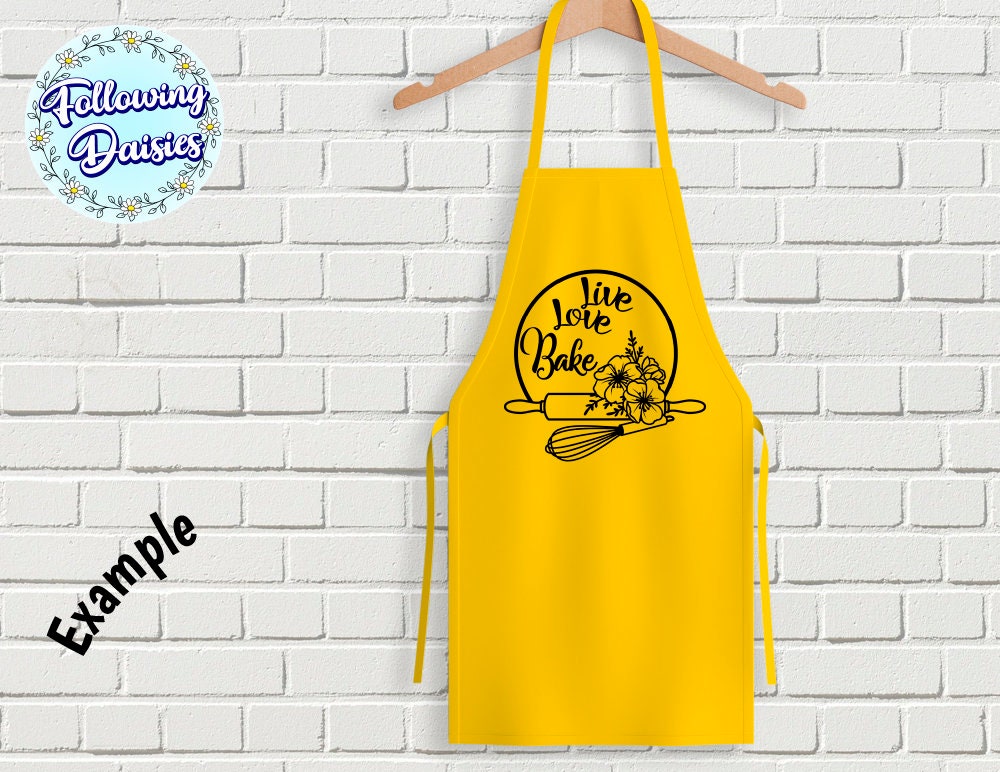 BAKERY in SVG, Baker, Rolling Pin, Flowers, Baking Cut File, Cooking ...