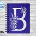 FLORAL LETTER B in Svg, Decorative Initial, Paper Cut Template, Instant ...