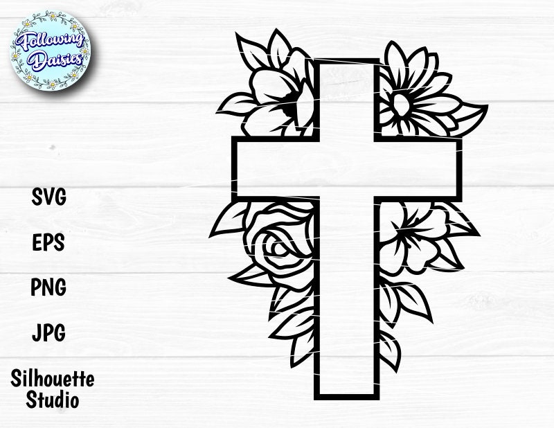 CROSS SVG Cross Svg Image Religious Cross Svg Chistian - Etsy
