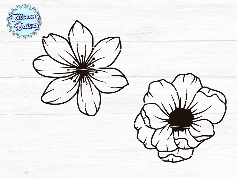 FLOWERS SVG, Spring Svg, Flowers Svg Cricut, Cute Flowes Svg, Spring ...
