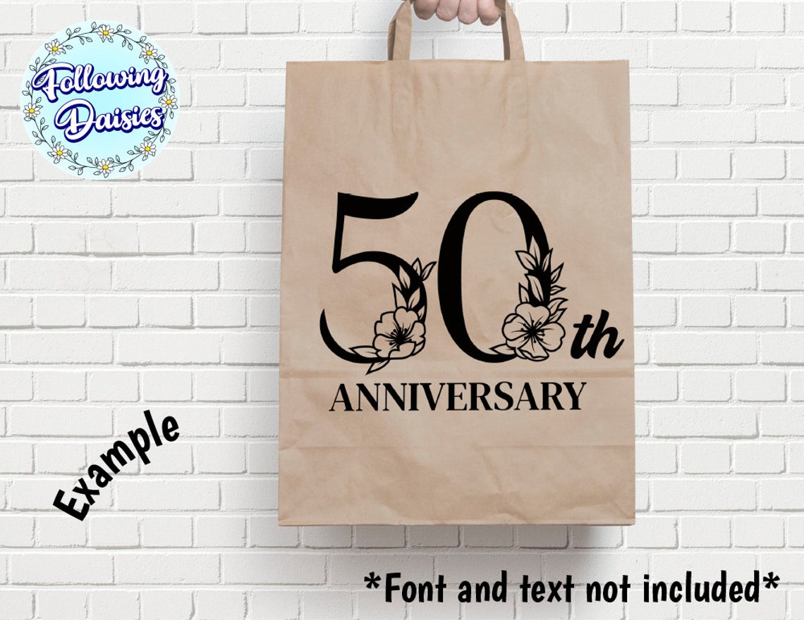 NUMBER 5 in SVG Floral Number Number 0 Number 50 - Etsy