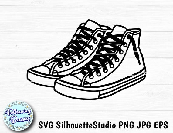 SNEAKERS SVG Canvas Sneakers Sport Retro Vintage Sneakers - Etsy