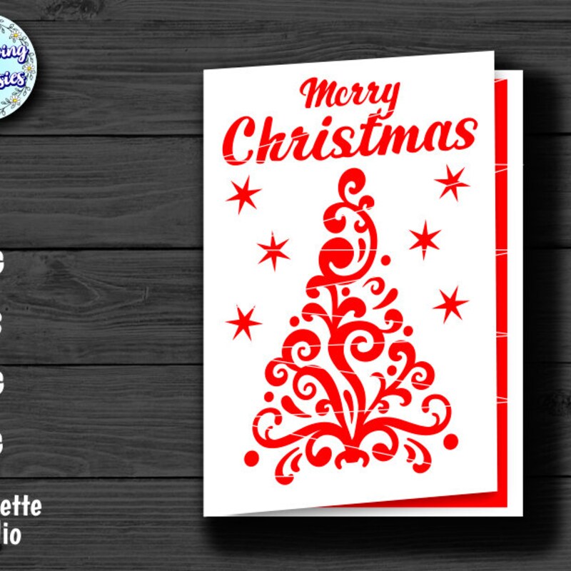 Christmas Card Svg - Etsy