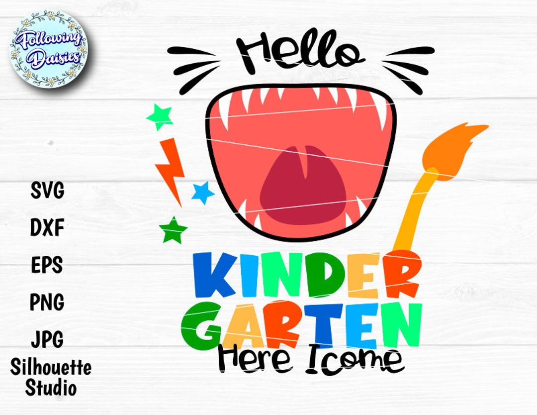 KINDERGARTEN SVG, First Day of Kindergarten Svg, Kindergarten Back to ...