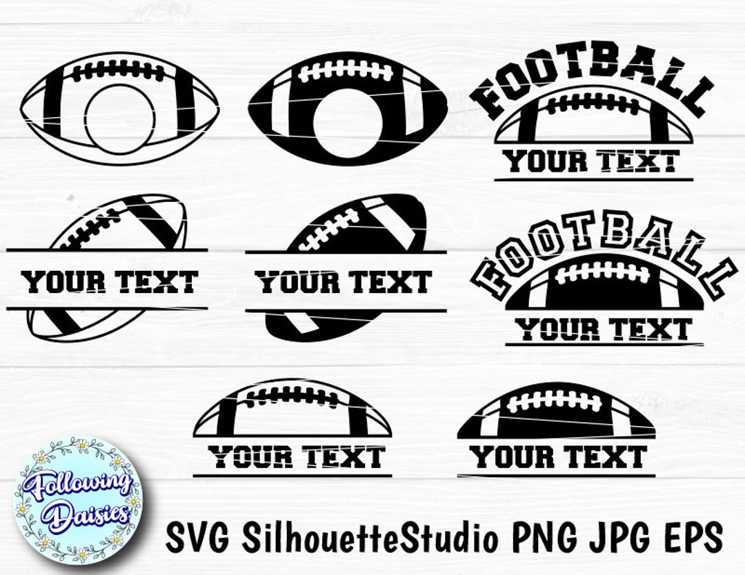 FOOTBALL SVG, Football Monogram, Football Mom, Sport Monogram, Sport ...