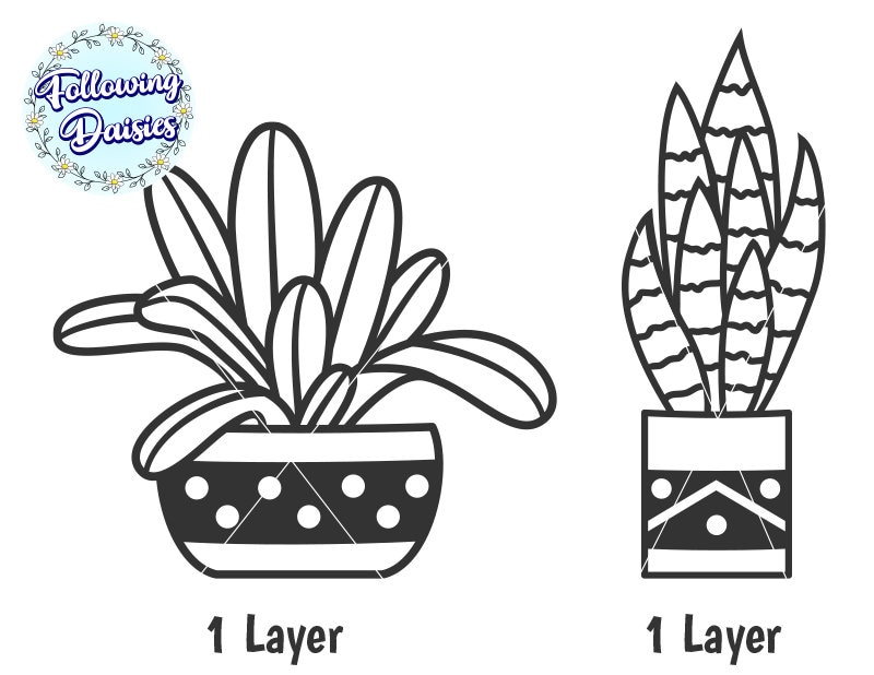 PLANTS in SVG, Potted Plants, House Plants, Flower Pot, Gardening ...