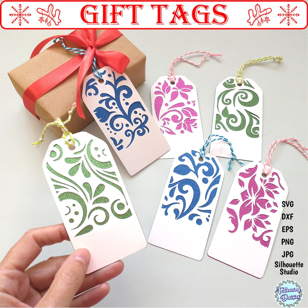 GIFT TAGS SVG, Christmas Gift Tags Svg, Gift Tag Svg for Cricut ...