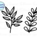 TREE BRANCH Bundle in SVG 10 Designs Leaves Plants Nature - Etsy