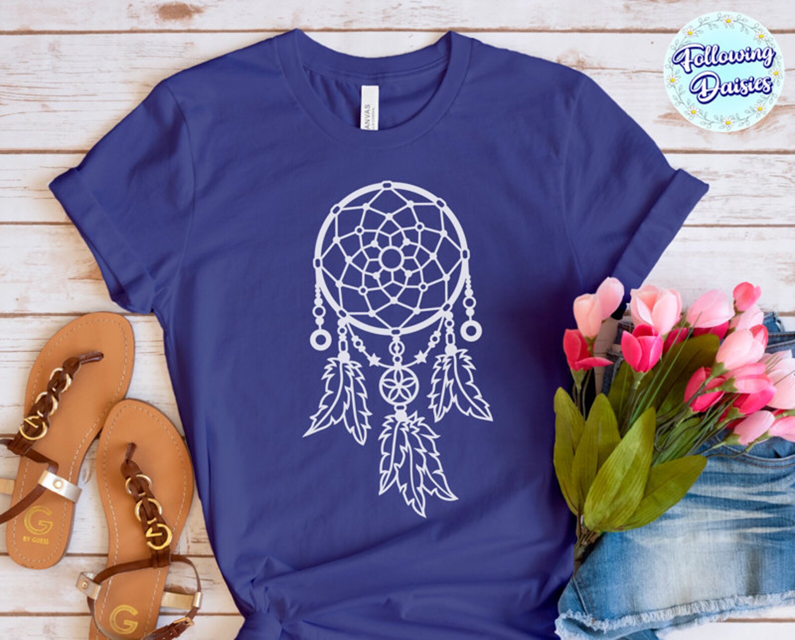 DREAMCATCHER SVG, Feather Monogram, Mystical, Celestial, Feather Frame ...