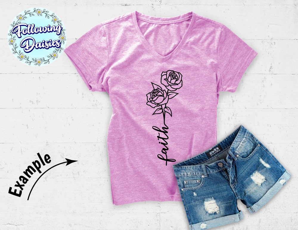 FAITH FLORAL in SVG, Roses Bouquets, Faith Flowers, Religious, Faith ...