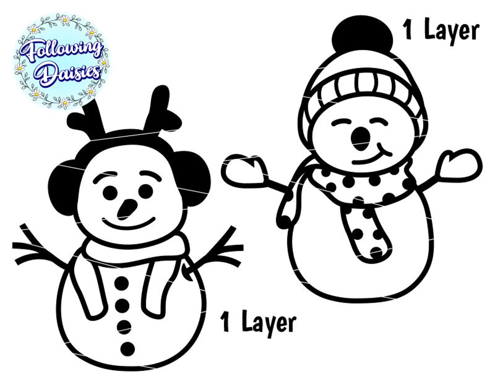 SNOWMEN SVG, Christmas Svg, Snowman Cut File, Christmas Decoration ...