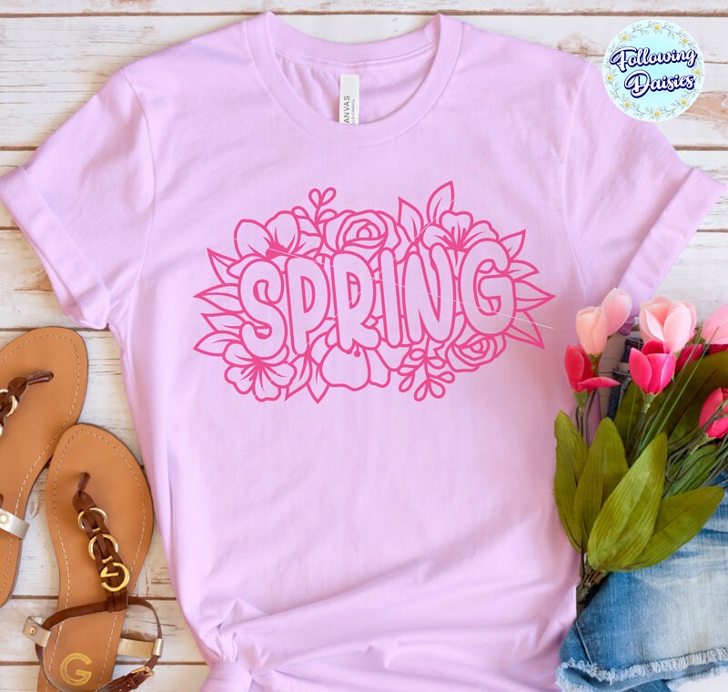 SPRING SVG DESIGN Spring Svg Files for Cricut Spring Flowers - Etsy