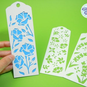 BOOKMARK SVG, Cricut Bookmark Svg, Gift for Book Lovers, Wildflowers ...