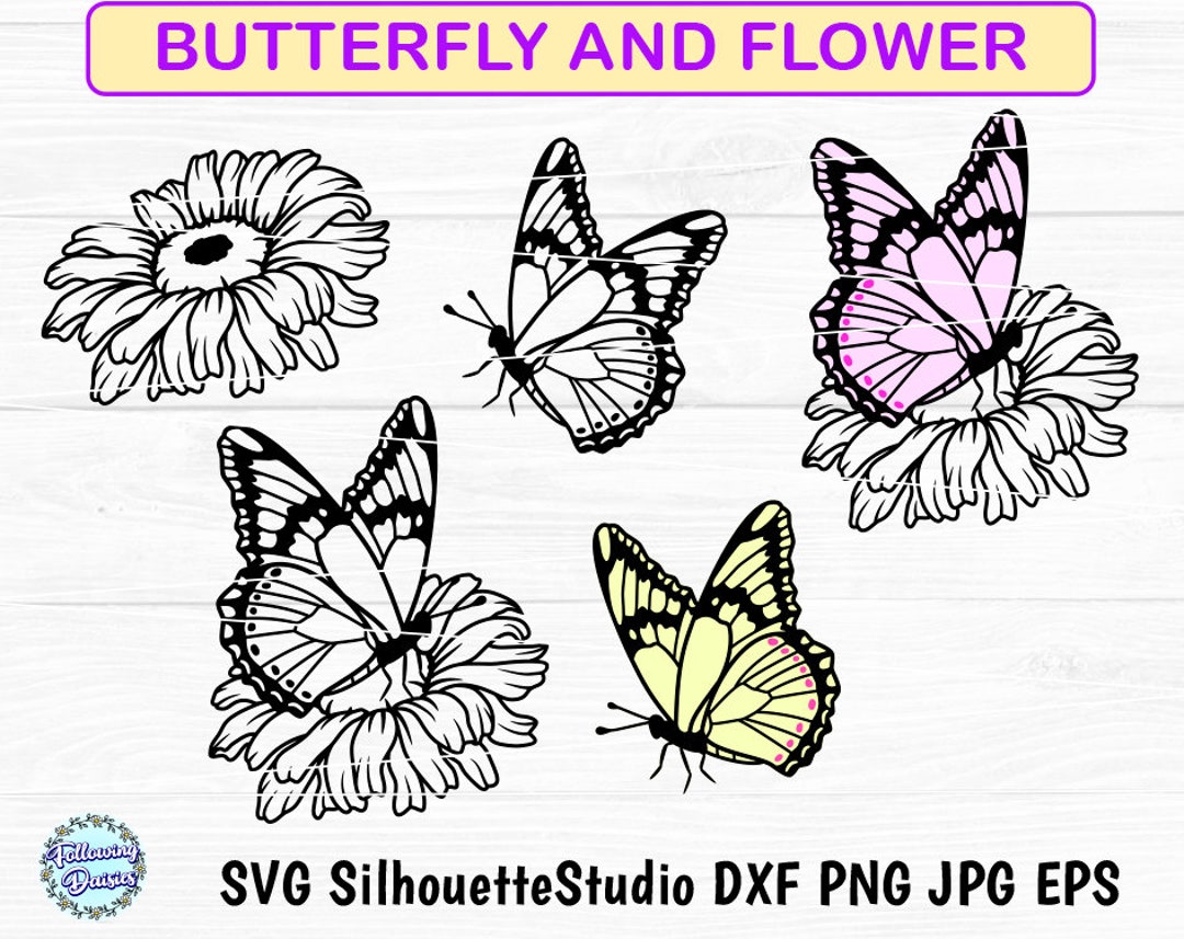 BUTTERFLIES SVG, Butterfly Svg File, Butterfly Silhouette Svg ...