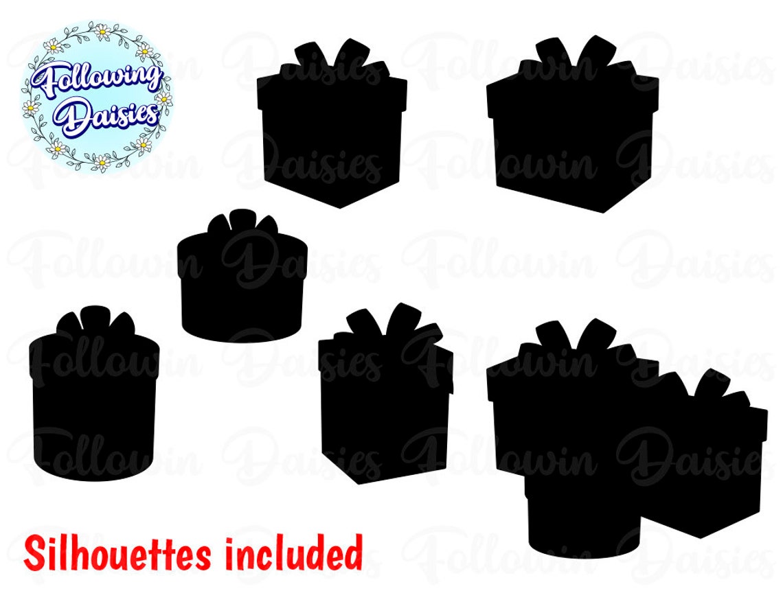 GIFT BOXES in SVG Christmas Gifts Christmas Decoration Svg - Etsy
