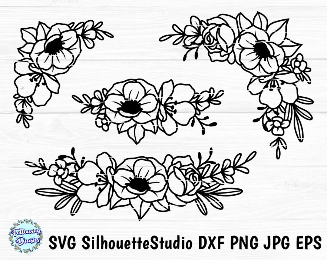FLOWERS SVG, Spring, Bouquets Svg, Flowers Svg Cricut, Flowers Svg ...