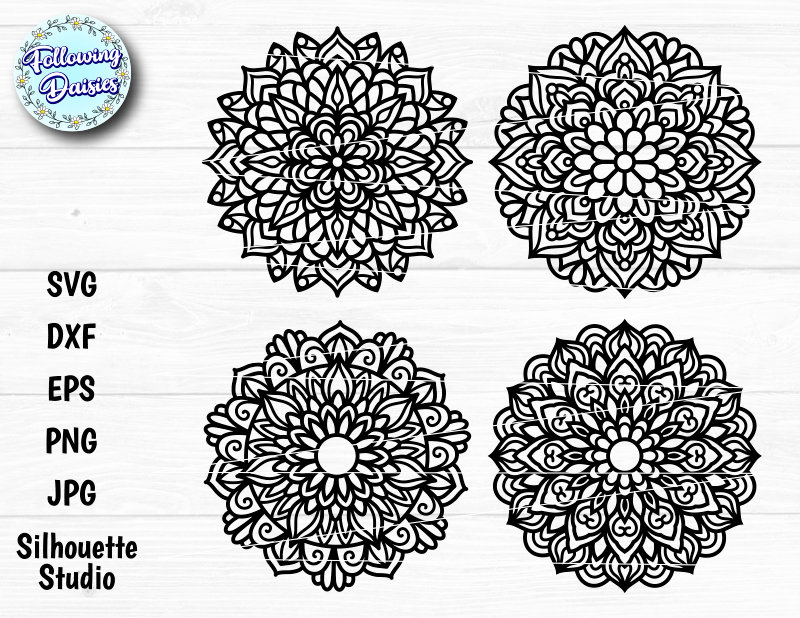 MANDALAS SVG Mandala Svg File for Cricut Mandala Vector - Etsy