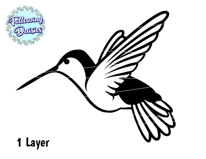 HUMMINGBIRD SVG Tropical Animals Nature Summer Tropical - Etsy