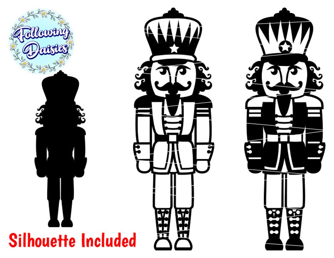 The NUTCRACKER in SVG Christmas Templates En Svg Christmas | Etsy