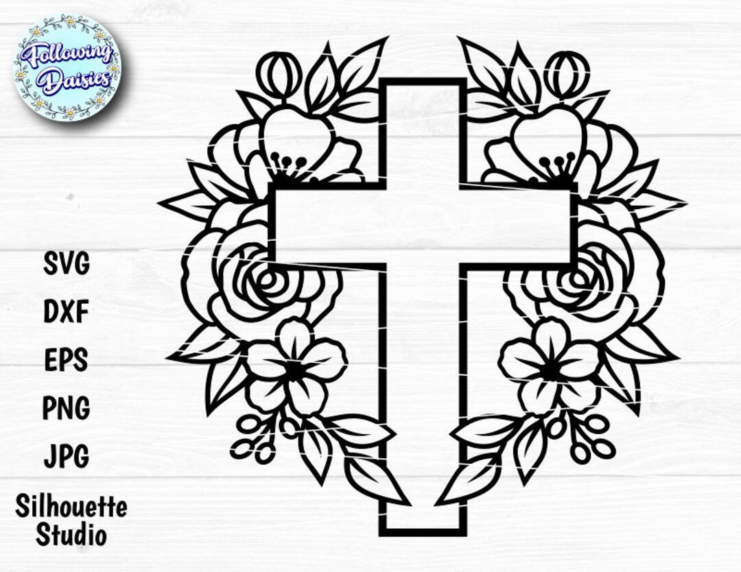 CROSS SVG, Cross Svg Image, Religious Cross Svg, Chistian Easter Svg ...