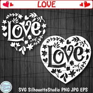 HEART SVG File, Valentine's Day, Love Cut File, Birthday, Svg Files for ...
