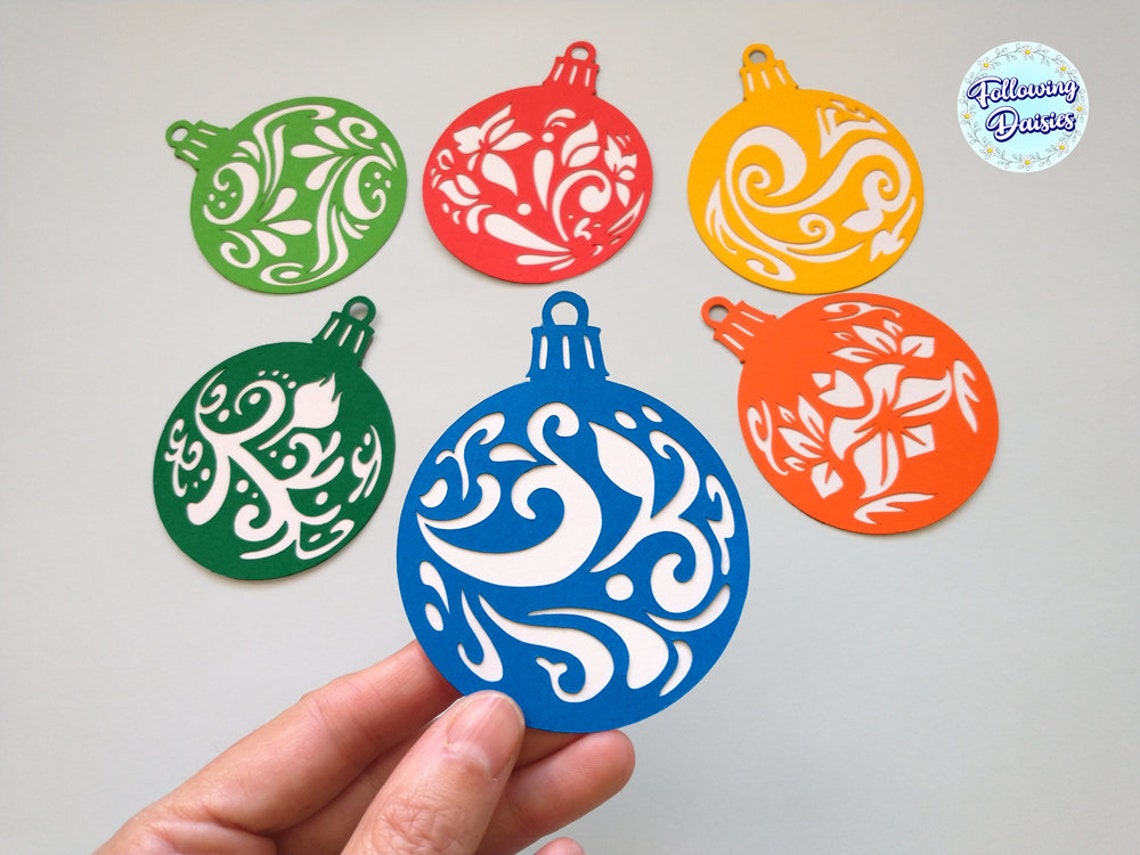 CHRISTMAS BALLS SVG, Christmas Ornaments Svg Bundle, Christmas Ornamet ...