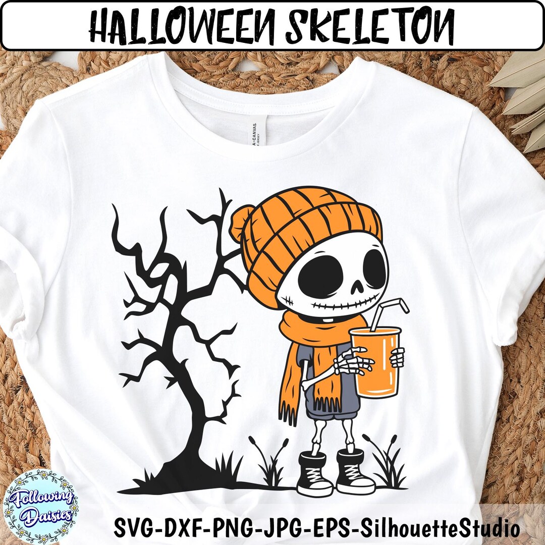 SKELETON SVG, Day of the Dead Svg, Halloween Svg, Cute Skeleton Svg ...