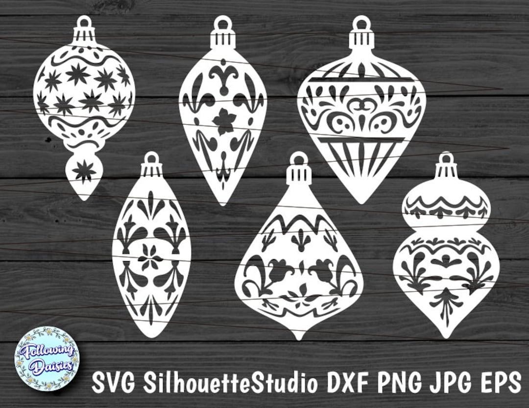 CHRISTMAS BALLS SVG, Christmas Ornaments Svg Bundle, Christmas Ornamet ...
