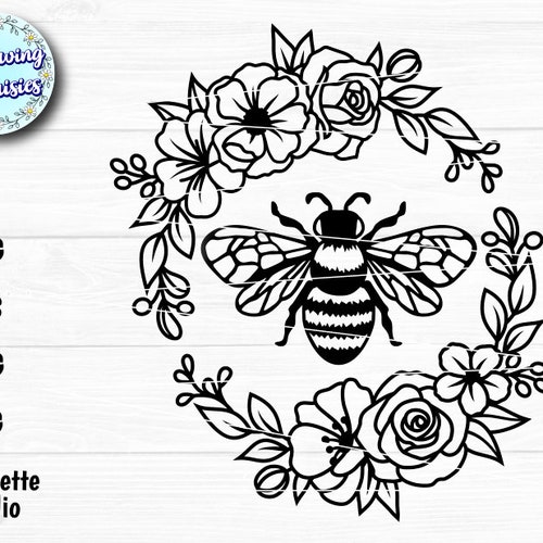 Bee & Daisy Wildflower SVG Laser Cut Files for Shirts: - Etsy Canada