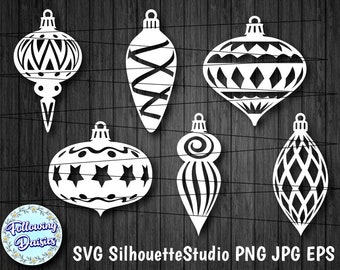 Christmas Balls Svg - Etsy