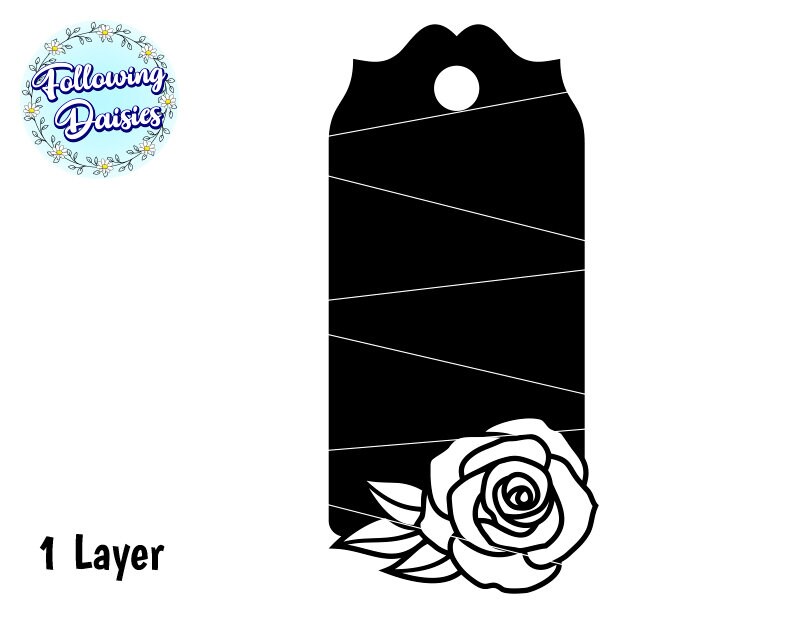 FLORAL TAGS SVG Roses Floral Decoration Flowers Gift Tags - Etsy