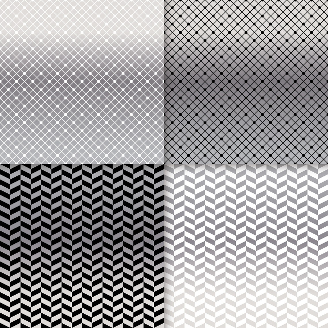 Silver Basic Patterns, Silver Digital Paper, Silver Basic Textures ...