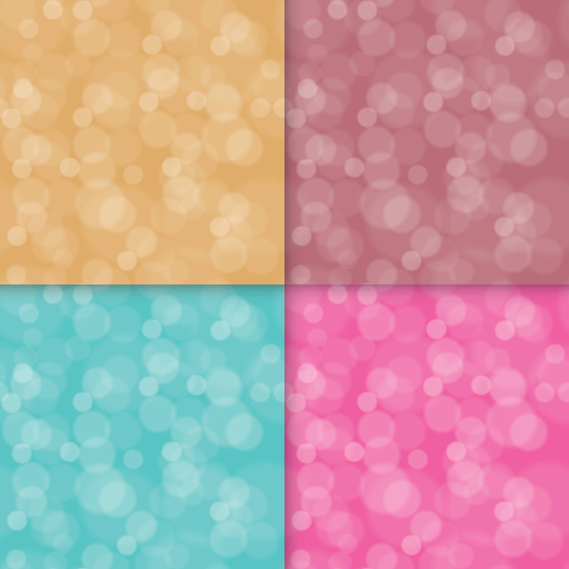 Seamless Colorful Bokeh Patterns Seamless Colorful Bokeh - Etsy