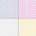 Seamless Polka Dot Basic Patterns, Seamless Polka Dot Digital Paper ...