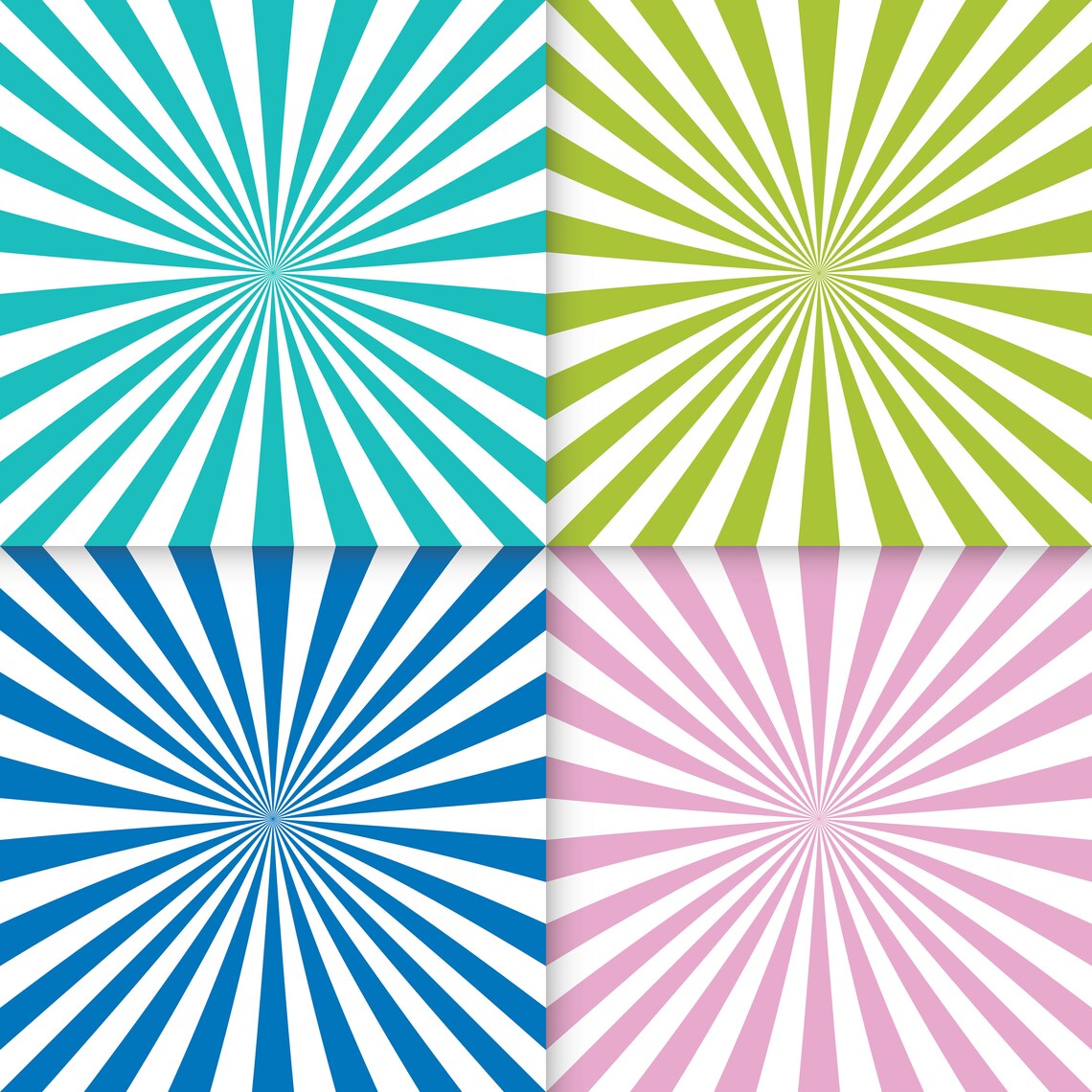 Sunburst Basic Patterns, Sunburst Digital Paper, Sunburst Textures ...